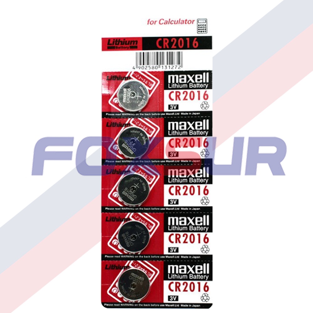 Maxell CR2016 3V Lithium Battery 1pc or 5pcs CR 2016 100% Original ...