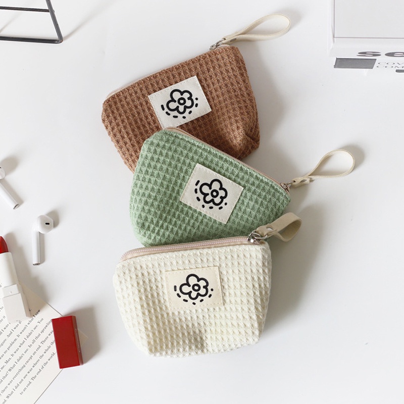 Cute Japanese Small Wallet Girl Fabric Bag Zipper Coin Mini Clutch ...