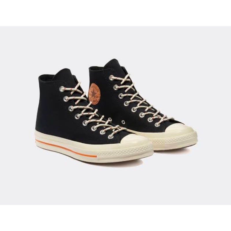 Converse Chuck Taylor 1970's Hi Black Canvass sample pair no box ...