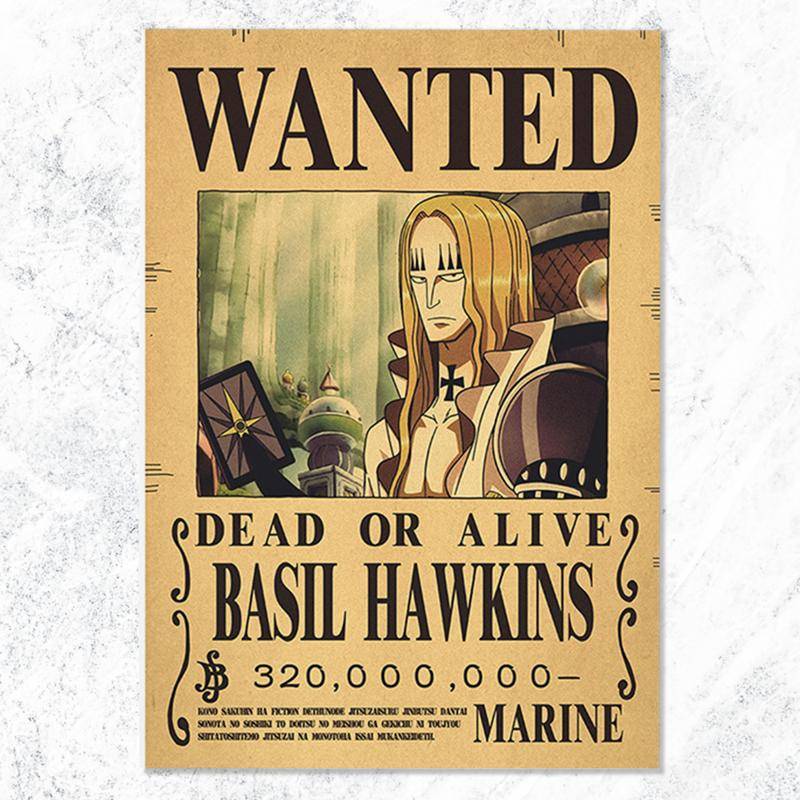 New Edition One Piece Poster BASIL HAWKINS One Piece Wanted Posters 28 ... New Edition One Piece Poster BASIL HAWKINS One Piece Wanted Posters 28 ...
