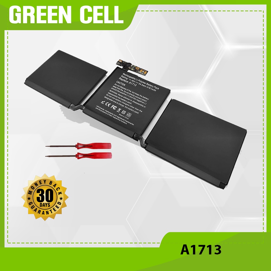 A1713 Battery for Macbook Pro 13.3 13" Inch Retina A1708 Late 2016 ...