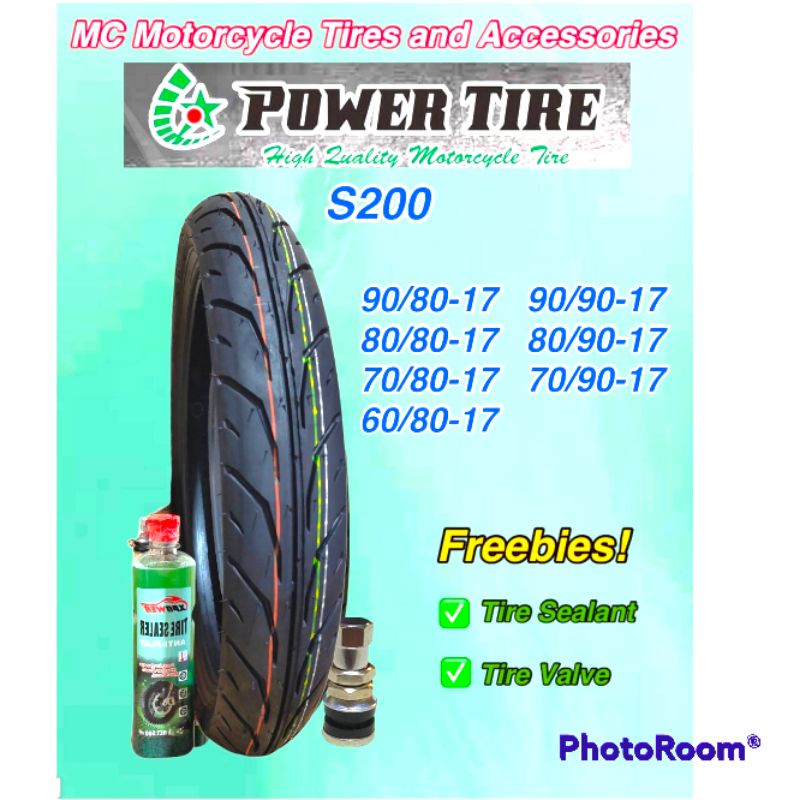 Power Tire Size 17 - Tubeless Tire With Sealant & Pito | Shopee Philippines