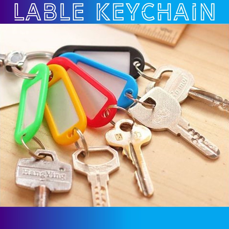 (1 pcs) Keychain Label ID Name Room Address TEL Number Marker Key Tag ...