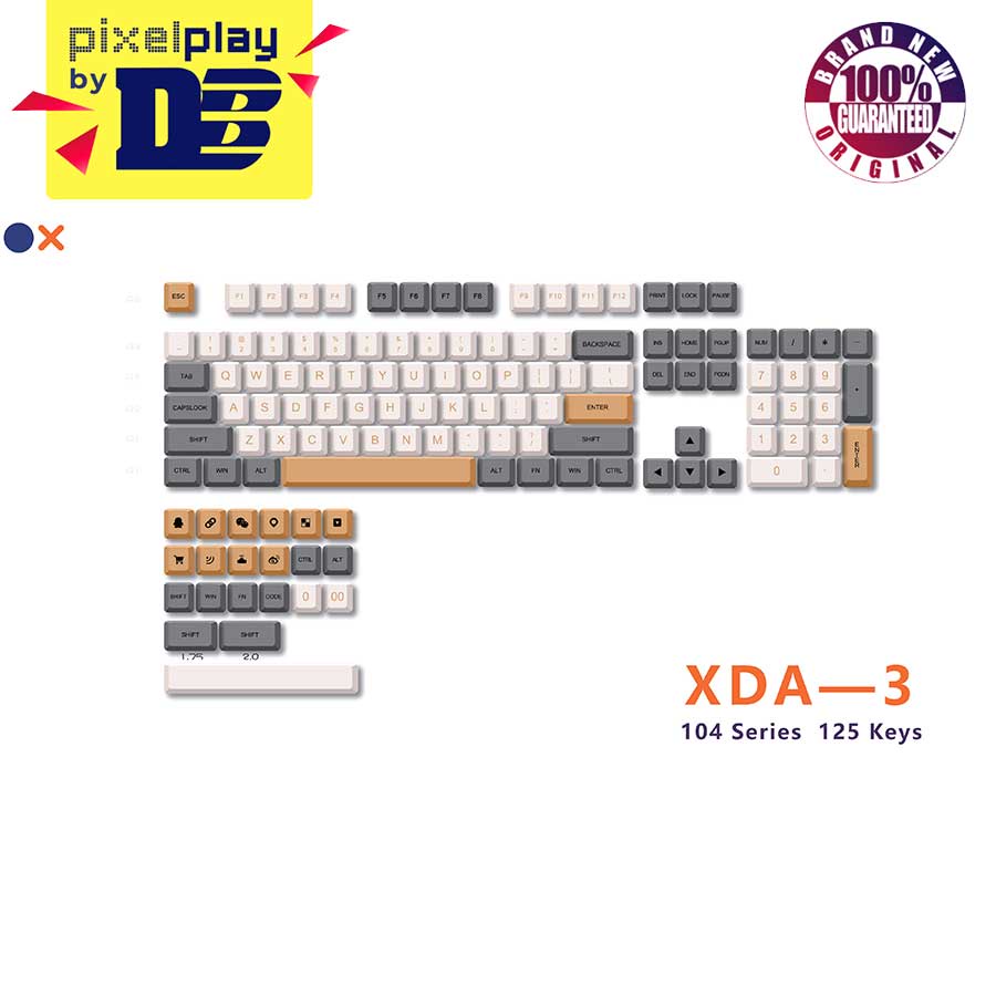 Royal Kludge PBT Keycaps 125 Keys XDA-3 | Shopee Philippines