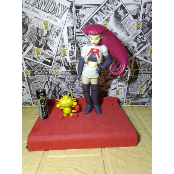 Pokemon Jesse and Meow Team Rocket Figure (Authentic Tomy) | Shopee ...