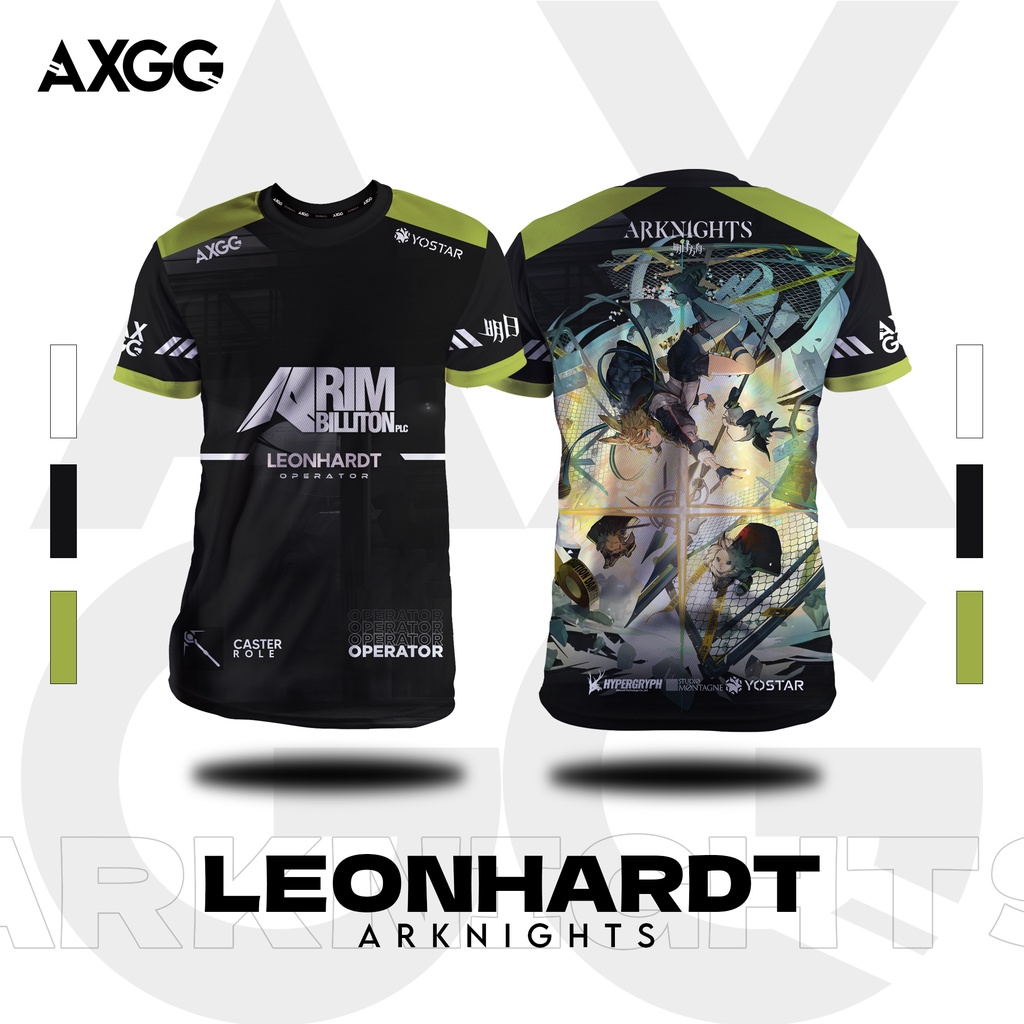 AXGG " Arknights - Leonhardt " Gaming Shirt | Shopee Philippines