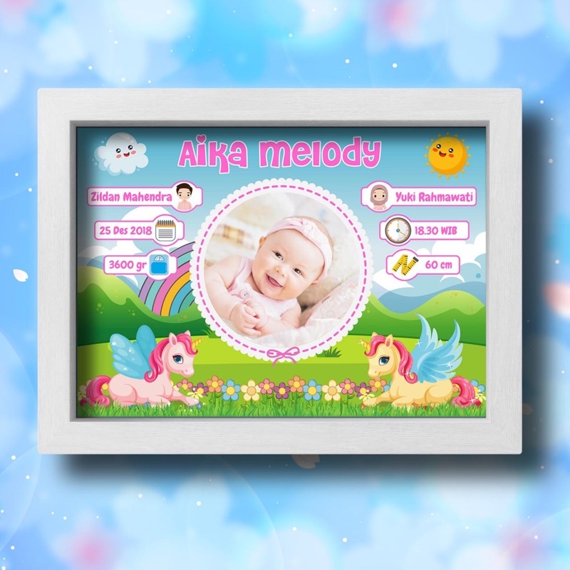 Biodata BABY - BIODATA CHILDREN - BIO BABY - CHILDREN'S GIFT CUSTOM ...