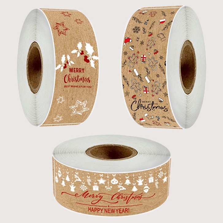 150pcs Merry Christmas Stickers Self-adhesive Holiday Sticker for ...