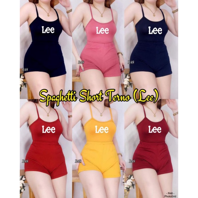 Spaghetti Short Terno | Shopee Philippines