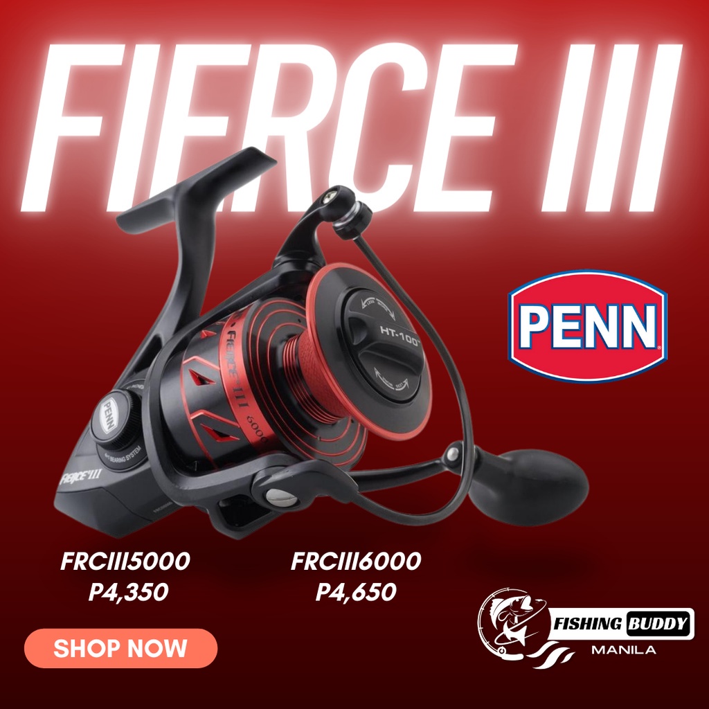 Penn Fierce III Fierce 3 Spinning Fishing Reel FRCIII5000 FRCIII6000 ...