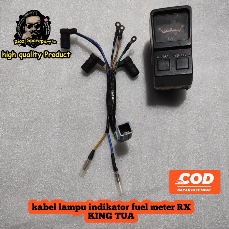 Socket Cable socket Indicator fuel meter Ampere meter rx king Old COBRA ...
