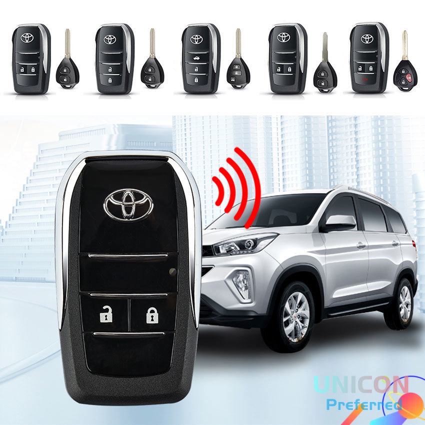 Toyota Key Modified Flip Key Cover Vios Wigo Innova Fortuner Hilux RAV4 ...