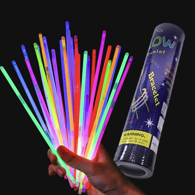 KES GLOW STICK Flash stick light toy 50pcs Assorted color COD | Shopee ...