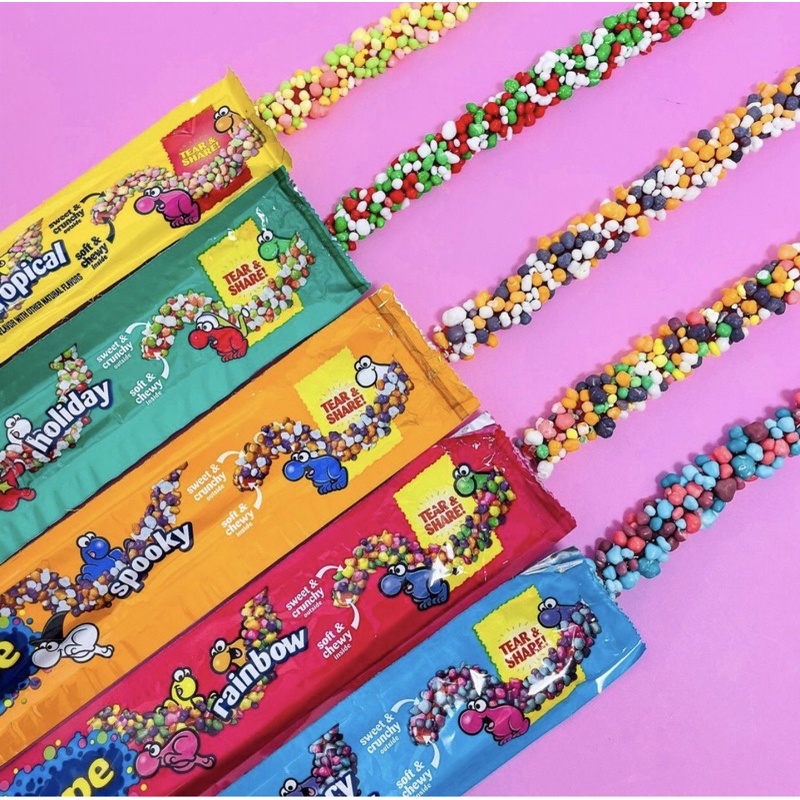 Wonka Nerds Rainbow & Very Berry Candy Rope-0.9 OZ usa Sticky With ...