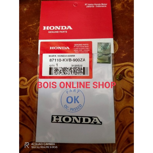 Original honda beat vario rear fender sticker | Shopee Philippines