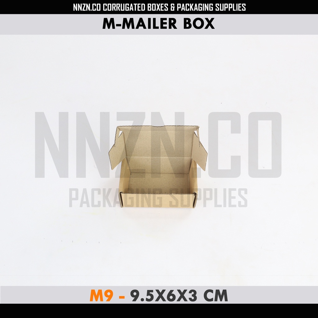 NNZN M-Mailer Box Corrugated Brown Kraft Box T-Mailer Shipping Box Gift ...