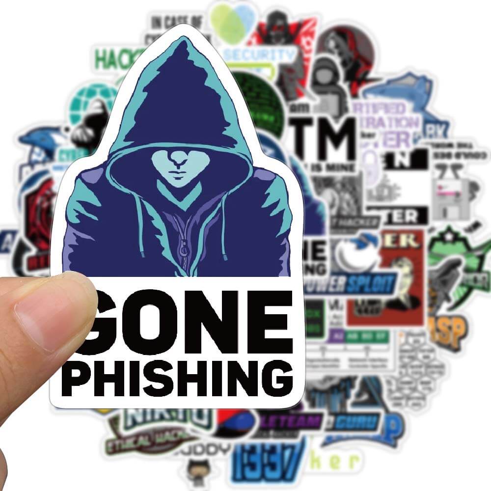Large Stickers 50pcs Hacker Programming Stickers For Luggage Computer Phone Notebook Skateboard 