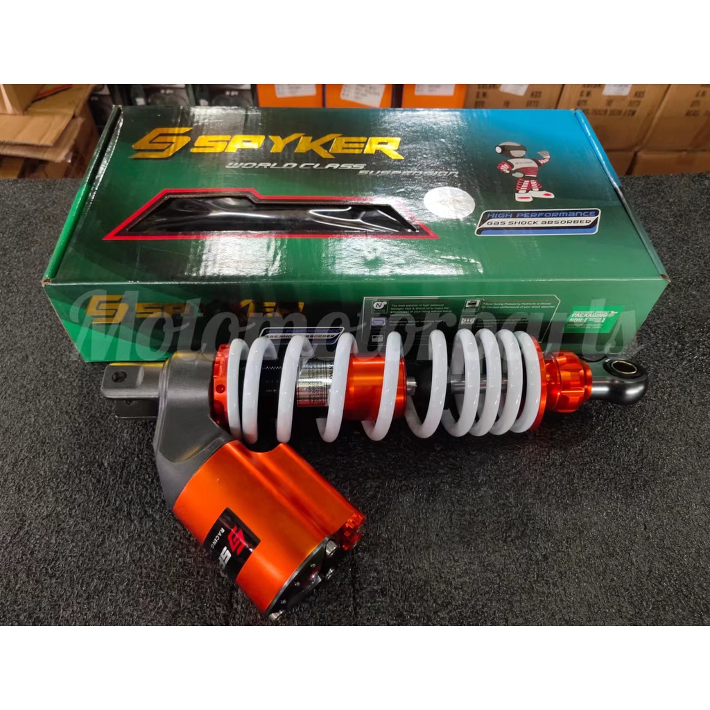 SPYKER REAR GAS TYPE SHOCK SP-02,(3217) FOR MIO 300MM | Shopee Philippines