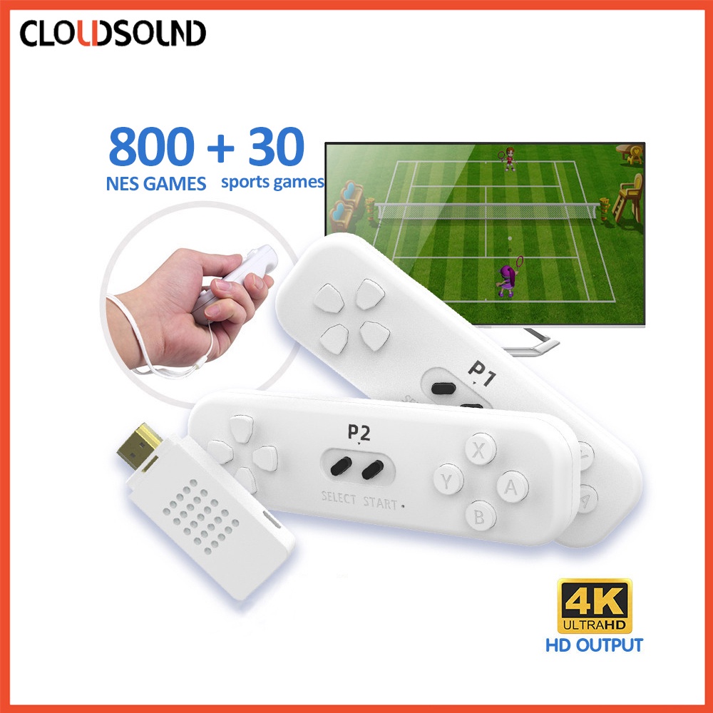 Retro Game Stick With 2.4G Wireless Controller 4k Classic Motion ...