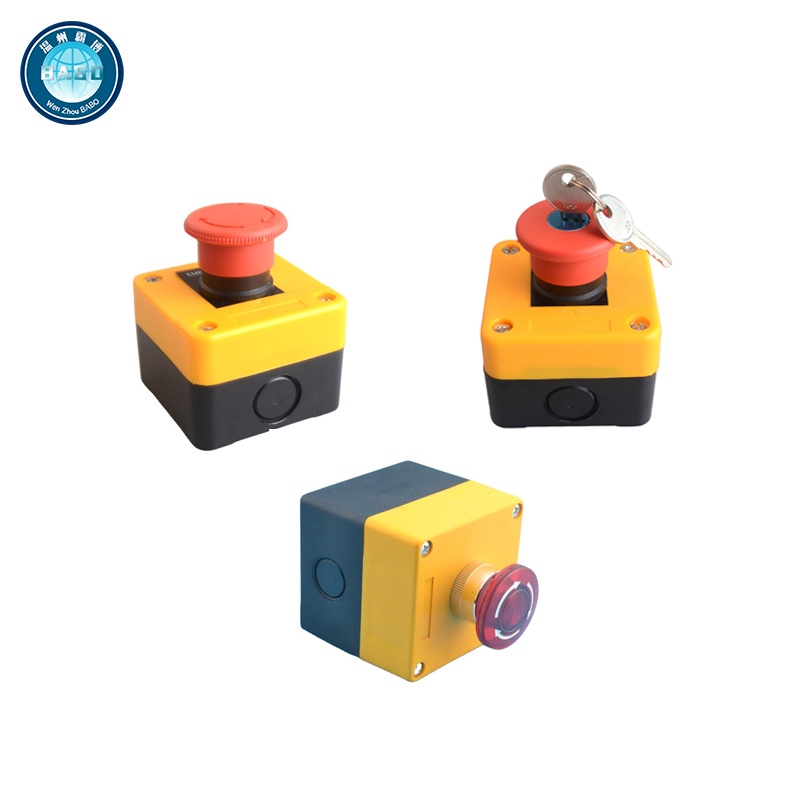 22mm emergency stop button switch 220v with light emergency stop button ...