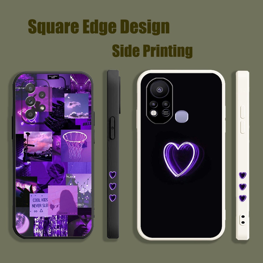 Aesthetic Dark Violet BBO02 For OPPO A33 A37 A35 F7 Neo 7 9 F11 Pro ...