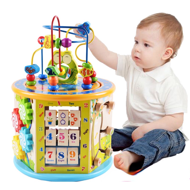 Activity Cube, Activity Box Beaded Maze,Educational Children's Toys ...