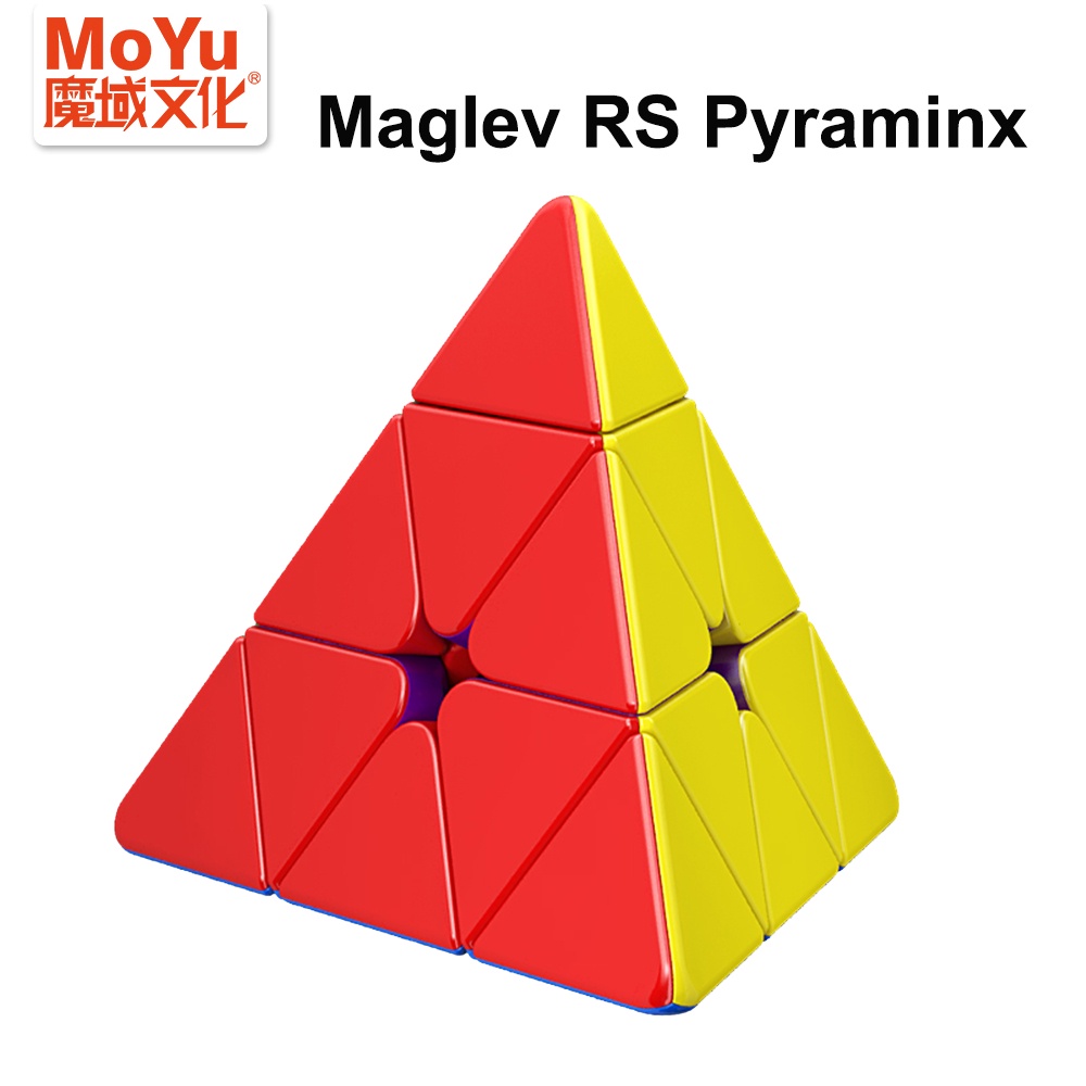 MoYu RS 3x3x3 Maglev Magnetic Pyramid Cube Professional Magnetic ...