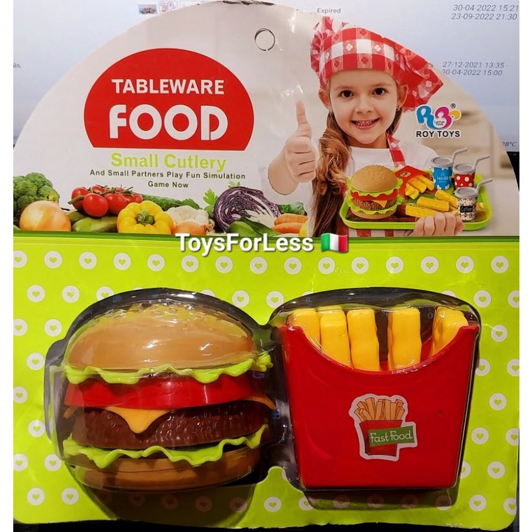 Hamburger Burger Toy- Educational Toy Practical Learning Montessori ...