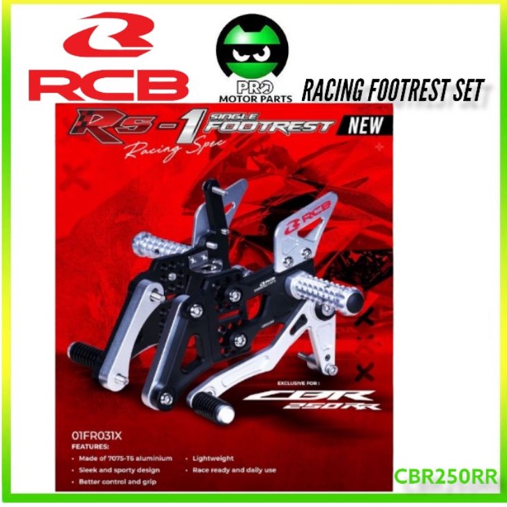 RCB CBR250RR CBR250 RR RS1 RS-1 RACING FOOTREST SINGLE STAND AL7075 RCB ...