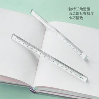 Small Transparent Triangular Prism Ruler Architect Scale Ruler 0-15cm ...