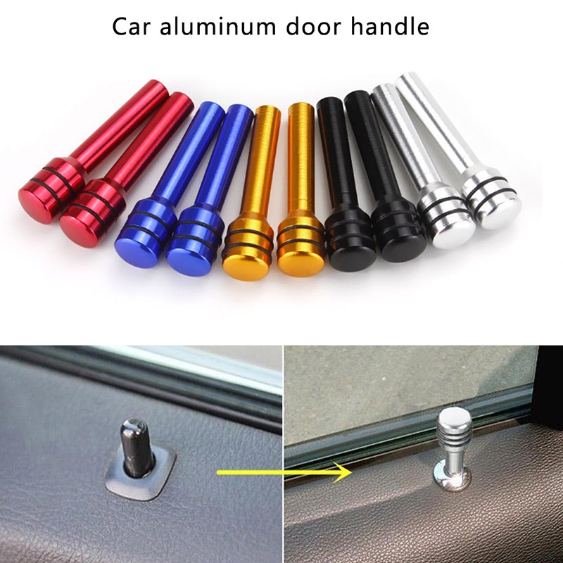 1 Pcs Universal Aluminum Alloy Car Truck Interior Door Lock Pins Knob ...
