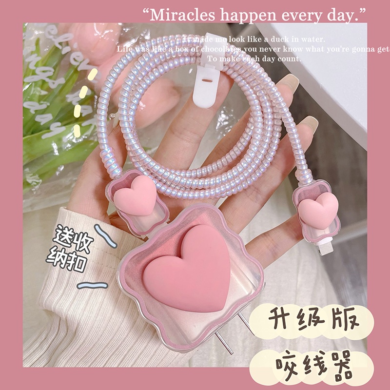 Joymow Love Charger Protector Charger Case Cable Protector for iP 20W ...