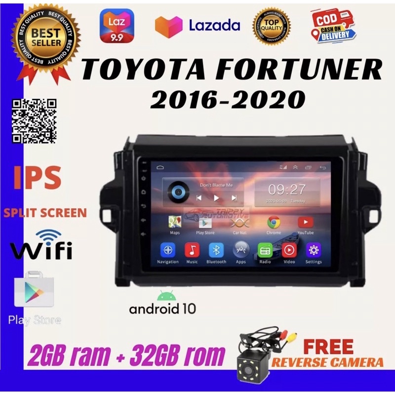 ASTRAL T3 SERIES FORTUNER 2GB+ 32GB ANDROID HEAD UNIT 2016-2020 ...