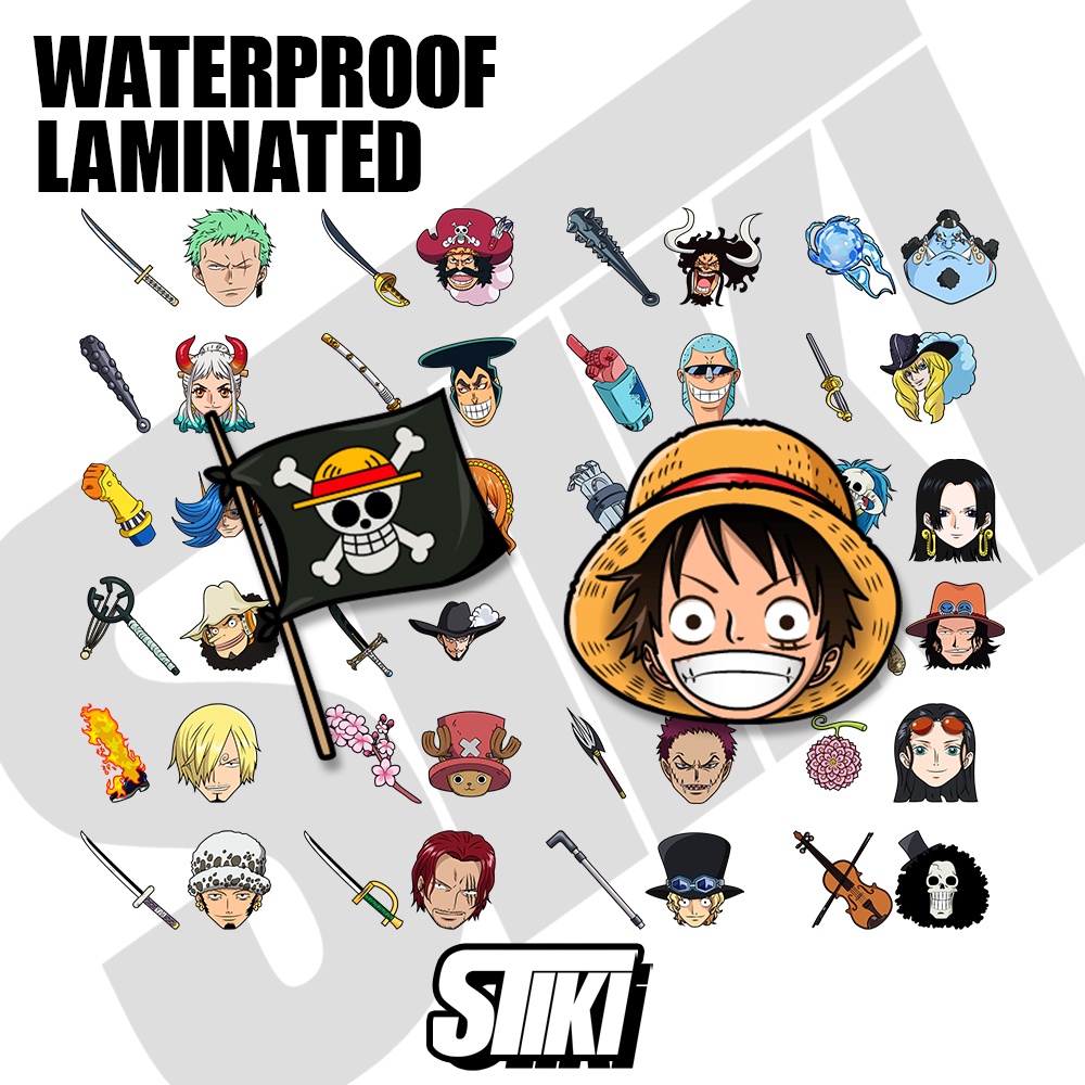 One Piece Head Vinyl Sticker WATERPROOF | Shopee Philippines