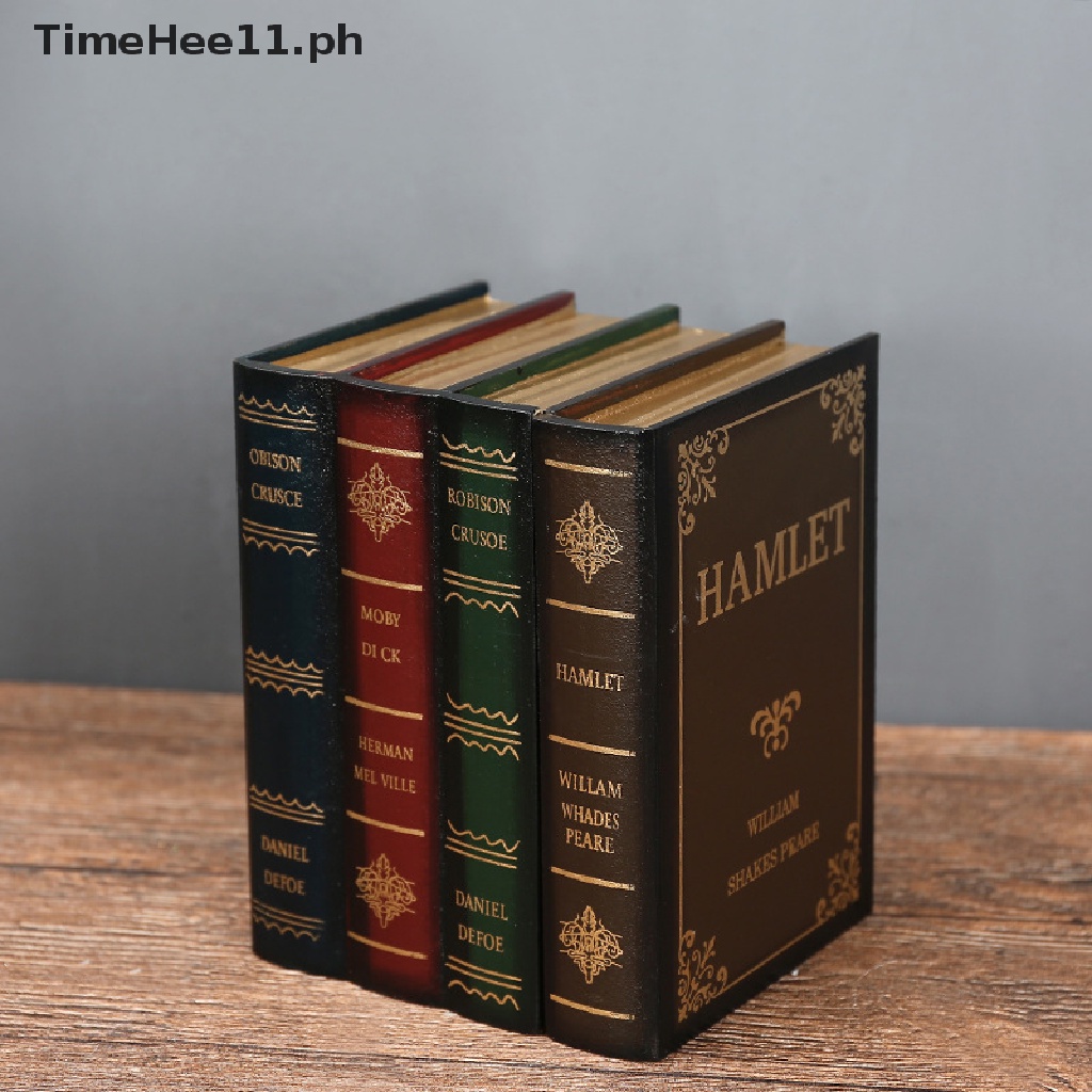 TIMEHEE Vintage Fake Books for Decoration Retro Fake Book Bookshelf ...