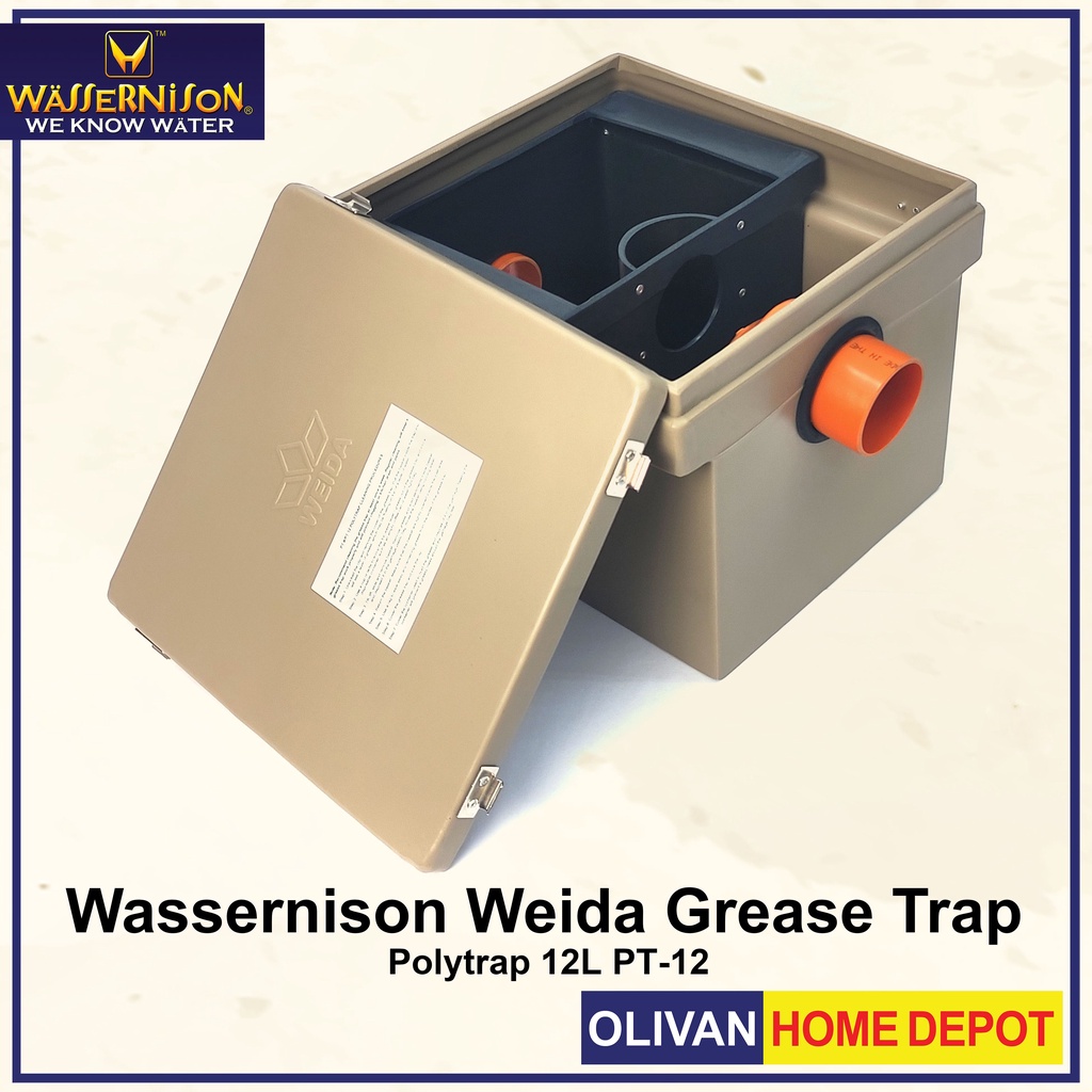 WASSERNISON Weida Grease Trap Polytrap 12, 18, and 28 Liters | Shopee ...