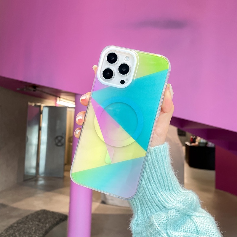 Watercolor Painting Phone Case for IPhone 14 13 Pro Max Magnetic Case For Iphone 12 11 Pro Max ...