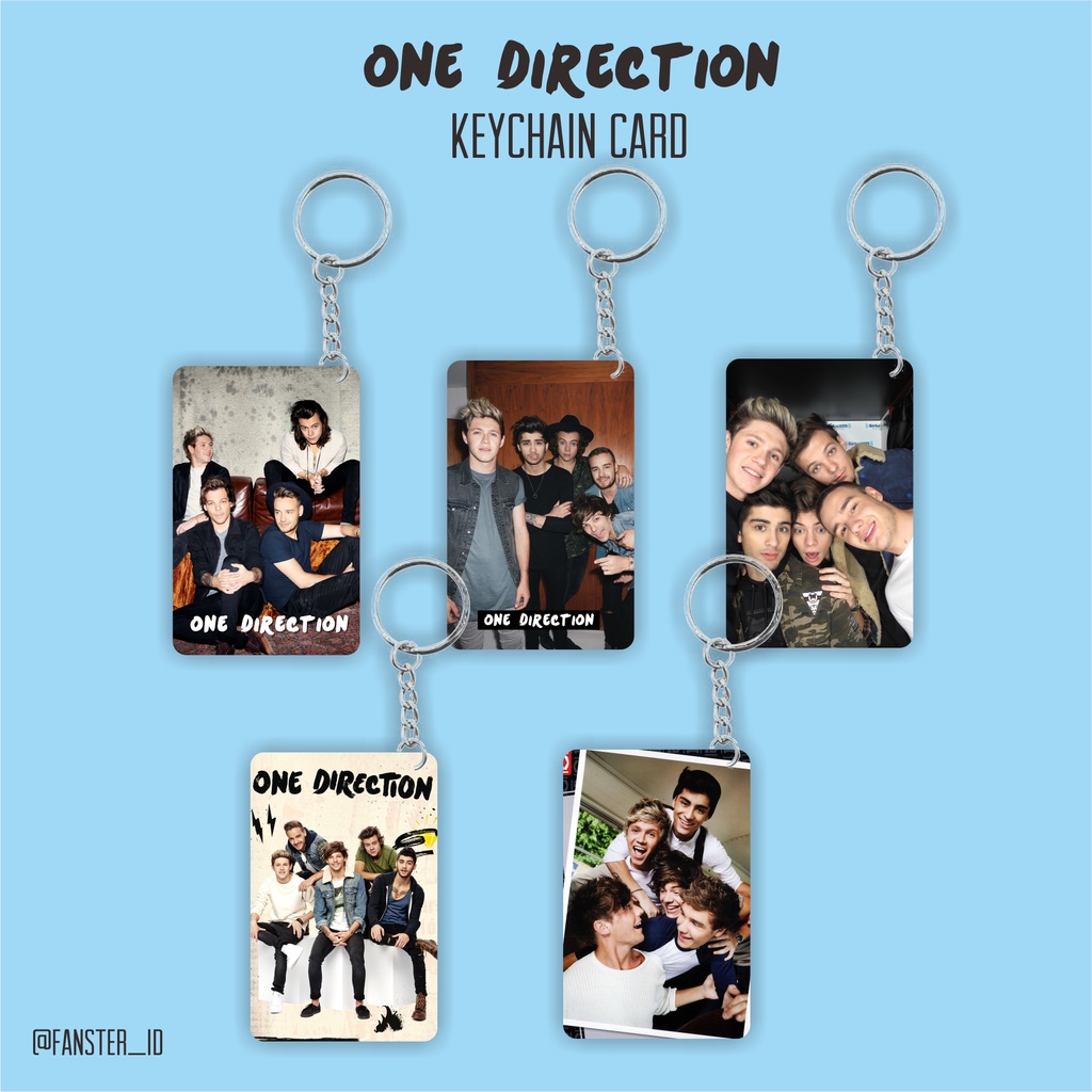 GANTUNGAN One Direction Card Keychain | Shopee Philippines