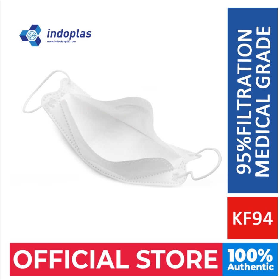 Indoplas KF94 Disposable Face Mask FDA Registered - 1 Box (10 pcs ...