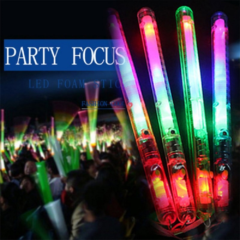 Colorful Glow Stick LED Magic Wand Color Changing Flash Torch Party ...