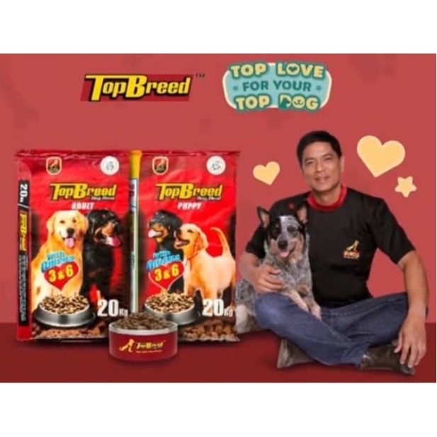 TOPBREED DOG FOOD /BOW WOW DOG FOOD / TOP BREED ADULT AND PUPPY 1KG 500GRAMS / BOW WOW ADULT ...