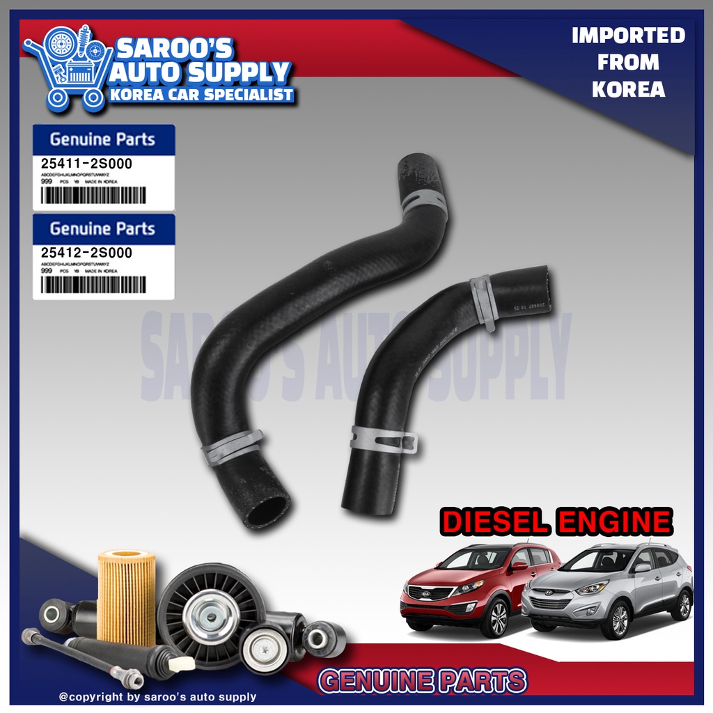 [Genuine] Radiator Hose Set For Hyundai Tucson , Sportage , 2010-2015 ...