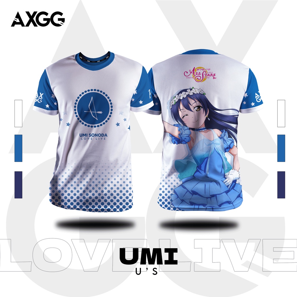 AXGG ' Love Live AS - U's Umi ' Shirt | Shopee Philippines