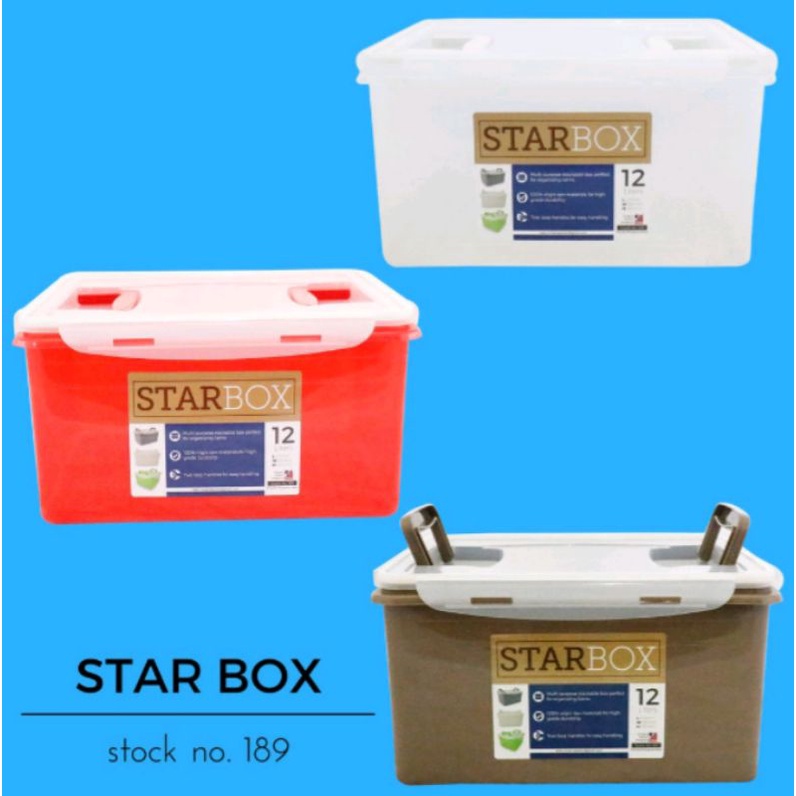 STAR BOX AIRTIGHT 12 liters storage box w/handle | Shopee Philippines