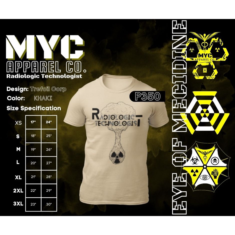 NUCLEAR EXPLOSION - RADIOLOGIC TECHNOLOGY SHIRT COTTON BLENDED UNISEX ...
