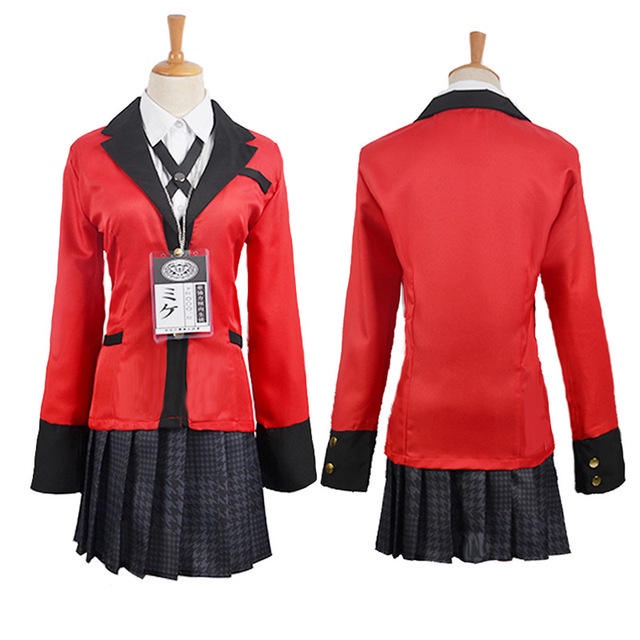 Kakegurui Cosplay Jabami Yumeko Momobami Kirari Costumes School ...
