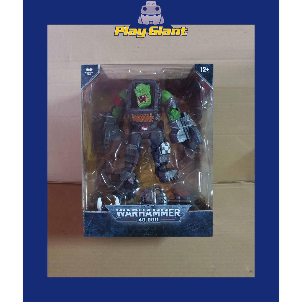 Warhammer 40k Ork Meganob with Buzzsaw Megafig Action Figure | Shopee ...