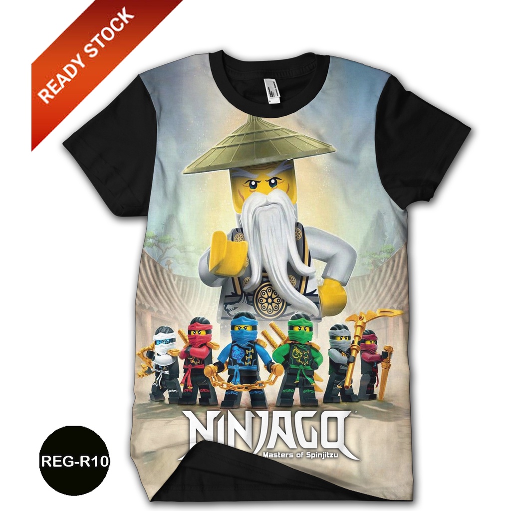 Ninjago Masters of Spinjitzu Children's and Adult Clothes Cartoon ...
