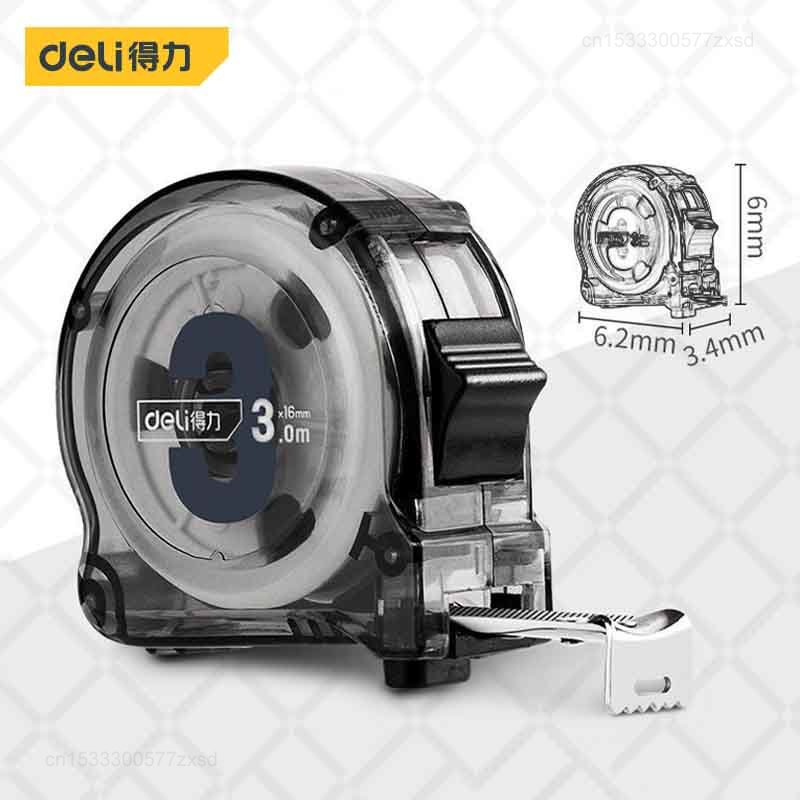 Xiaomi Deli 3/5/7.5/10M High Precision Tape Measure Transparent Steel ...