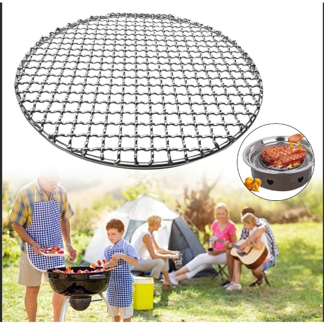 Round BBQ Grill Stainless Steel | Shopee Philippines